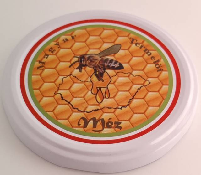 Magyar termelői méz 82 mm lapka - OEM - Mezőkövesd - Otthon, Bútor, Kert