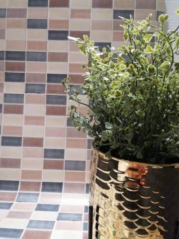 Gekkofix/Venilia CETONA BEIGE 11743 csempe mintás öntapadós fólia ...