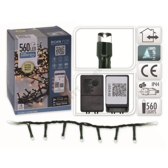LED FÉNYFŰZÉR 11Méteres 560DB KÜLTÉRI - Jászapáti, Farkas út 29 ...