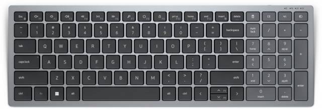 Dell KB740 Compact Multi-Device Wireless Keyboard Titan Gray HU ...
