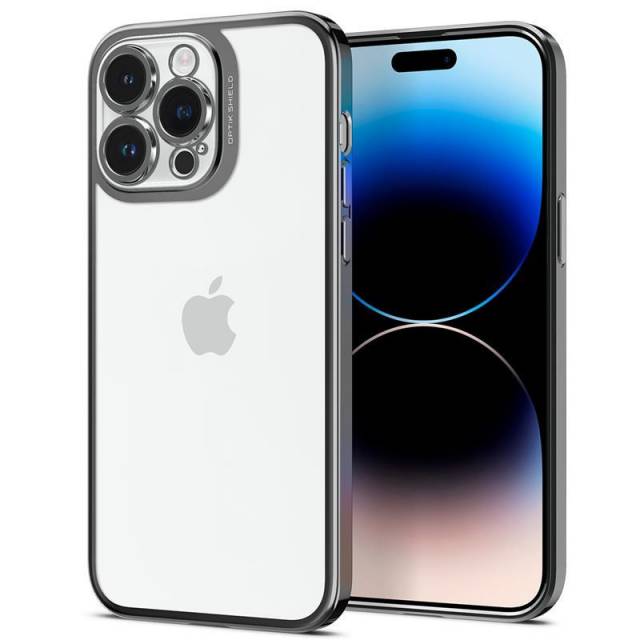 Spigen Optik Crystal, chrome gray - iPhone 14 Pro - Szakcs, Hrsz 721 ...