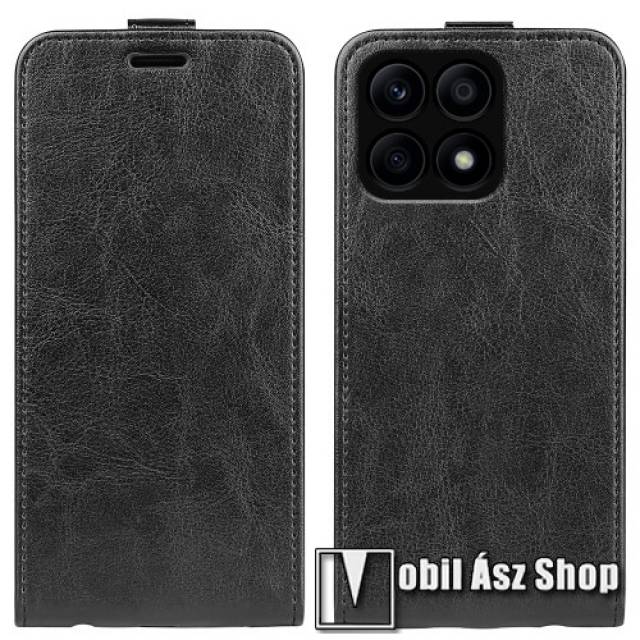 HUAWEI Honor X8a, Flip mobiltok, lefelé nyíló, Fekete - ACCMOBILE ...