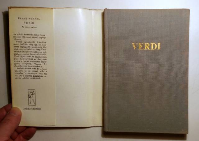 Verdi (Franz Werfel) 1974 (életrajzi regény) 10kép+tartalom ...