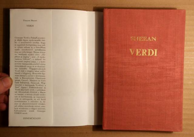 Verdi (Vincent Sheean) 1976 (foltmentes) életrajz (9kép+tartalom ...
