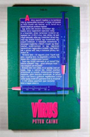 Vírus (Peter Caine) 1991 (3kép+tartalom) Akció, Kaland, Krimi (Rege ...