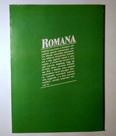 Romana 23. A Harmadik Csók (Joanna Mansell) 1991 (6kép+tartalom) - Budapest XVIII. kerület ...