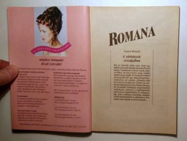 Romana 50. A Sárkányok Országában (Joanna Mansell) 1993 (6kép+tartalom) romantikus (harlequin ...