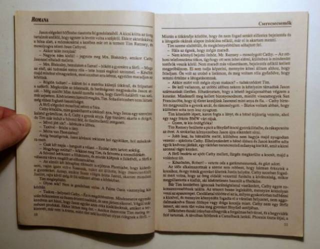 Romana 106. Cserecsecsemők (Rebecca Winters) 1995 (6kép+tartalom) romantikus (harlequin ...