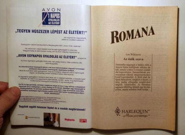 Romana 232. Az Ősök Szava (Lee Wilkinson) 2001 (6kép+tartalom) romantikus (harlequin) - Budapest ...