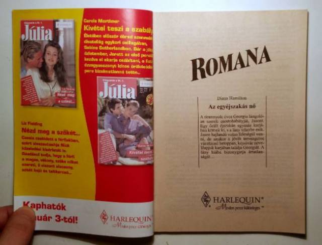 Romana 251. Az Egyéjszakás Nő (Diana Hamilton) 2002 (6kép+tartalom) - Budapest XVIII. kerület ...
