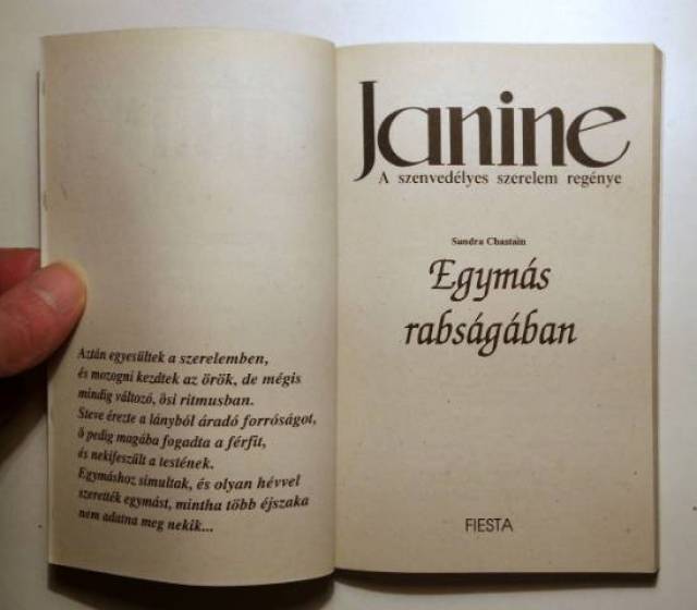Janine 30. Egymás Rabságában (Sandra Chastain) 1993 (8kép+tartalom ...