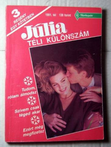 Júlia 1991 Téli Különszám (3db Romantikus regény) v2 (Harlequin) - Budapest XVIII. kerület ...