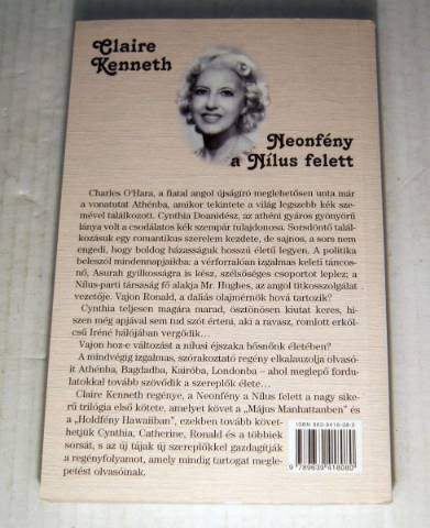 Neonfény a Nílus Felett (Claire Kenneth) 2001 (Romantikus) foltmentes ...