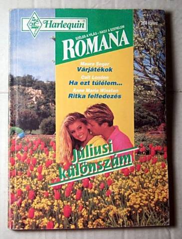 Romana 1995/5 Júliusi Különszám (3db Romantikus regény) Harlequin (2kép+tartalom) - Budapest ...