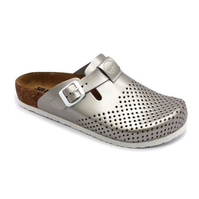 Leon Comfortstep 4250 pezsgő bőr klumpa 36-41-Birkenstockhoz hasonlatos ...