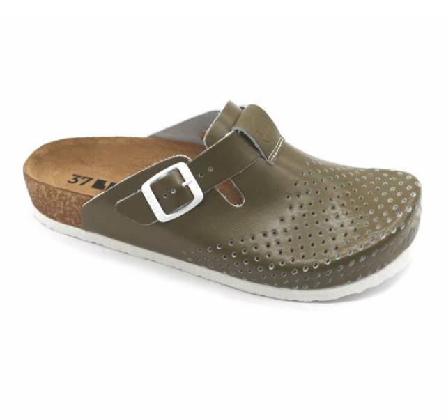 Leon Comfortstep 4250 olíva bőr klumpa 36-41-Birkenstockhoz hasonlatos ...