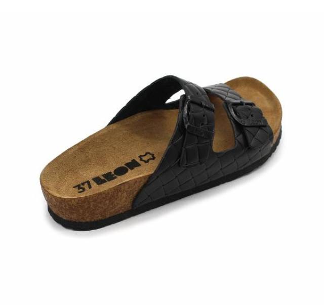 Leon Comfortstep 4010 női fekete-kockás papucs 35-39, 41 ...