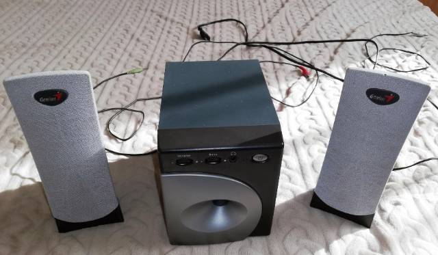 Genius SP Q 2.1 Slim - aktív hangfal, hangszóró, 2.1 -es hangrendszer ...