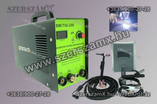 Stromo SW/TIG-250d Inverteres AWI Hegesztő 250A TIG/MMA digitális ...