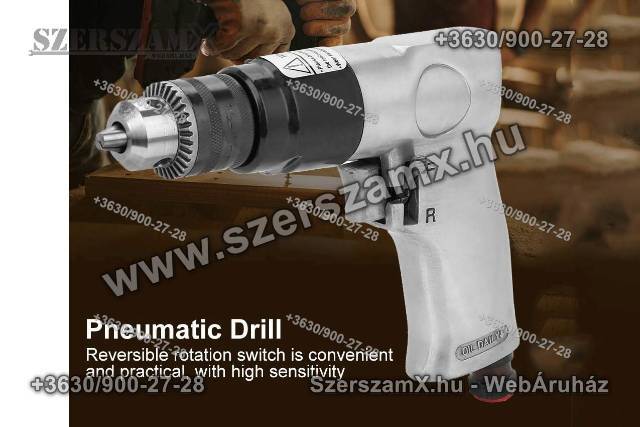 Haina HM6396 Pneumatikus Fúró 10mm 3/8" Haina Pneumatikus Fúró 1,5mm ...