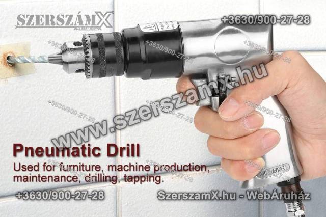 Haina HM6396 Pneumatikus Fúró 10mm 3/8" Haina Pneumatikus Fúró 1,5mm ...