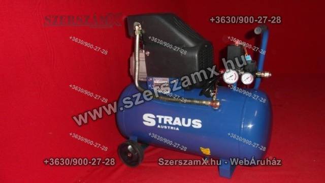 Straus Kompresszor 50L Olajos Légkompresszor 8BAR Lég Kompresszor ...