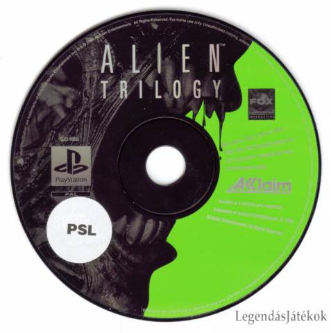 Alien trilogy Ps1 PAL (használt) - Acclaim - Budapest - Videojáték, Konzol