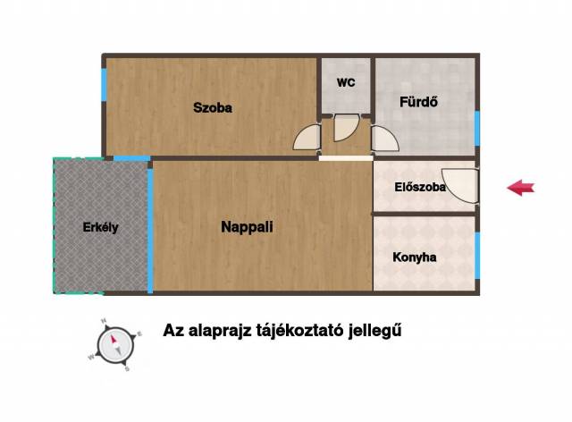 Eladó 44 m2-es téglalakás Budapest IV. kerület, Závodszky Zoltán utca ...