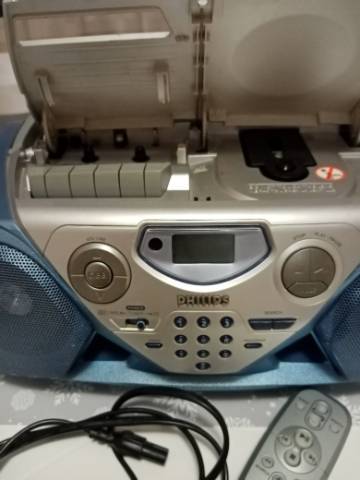 Philips hordozható CD-s Magnó kazettás Rádió eladó. - Érd - Elektronika