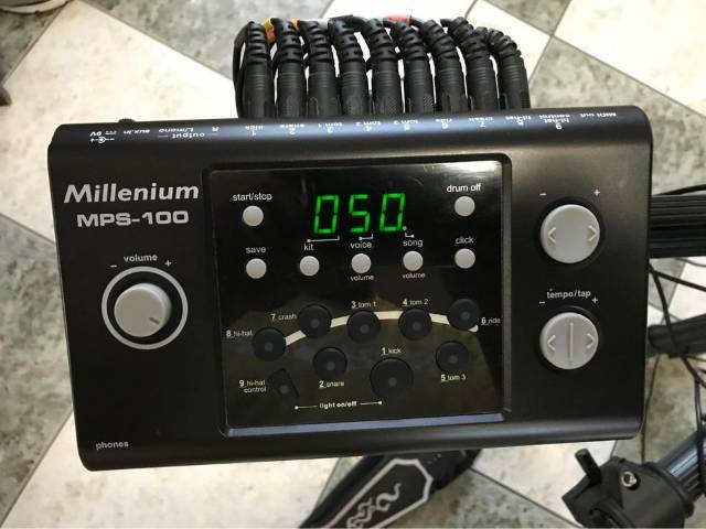 Millenium MPS-100 elektromos 8 részes dob dobfelszerelés - Győr - Hangszer