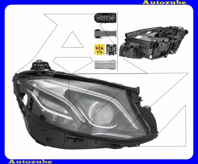 MERCEDES E W213 2016.02-2020.06 Fényszóró jobb (MULTIBEAM LED) "logó ...