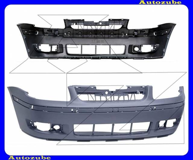 VW POLO 3 1999.10-2001.10 /6N2/ Első lökhárító alapozott UKF06-23100V ...
