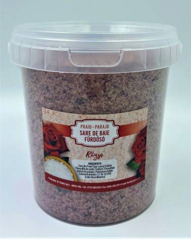 Fürdősó Rózsa 1kg vödrös Parajdi - Budapest - Egészség, Szépség