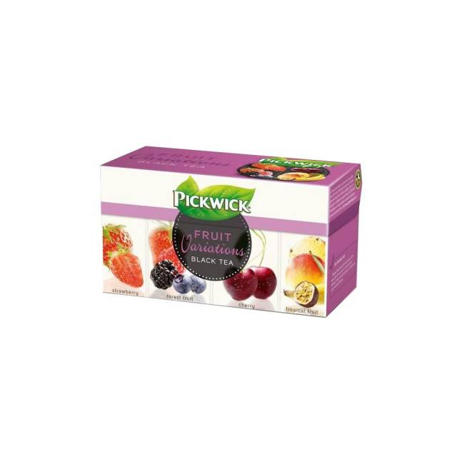 Fekete tea 20x1,5 g Pickwick Variációk I eper, erdei gyümölcs,meggy ...