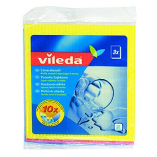 Mosogatókendő VILEDA Classic szuper nedvszívó 18x20 cm 3 db - Budapest ...