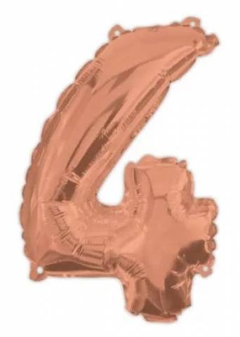 Rose Gold 4-es szám fólia lufi 95 cm - Számok - Székesfehérvár - Egyéb ...