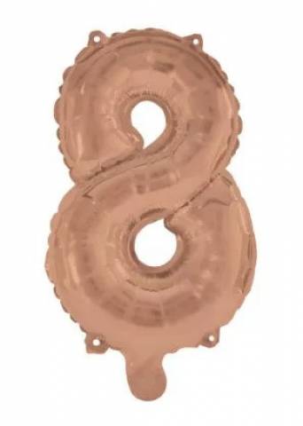 Rose Gold 8-as szám fólia lufi 95 cm - Számok - Székesfehérvár - Egyéb ...