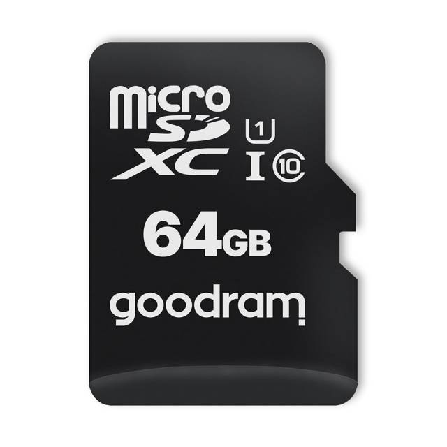 Goodram Microcard 64 GB micro SD XC XC UHS-I Class 10 memóriakártya, SD ...