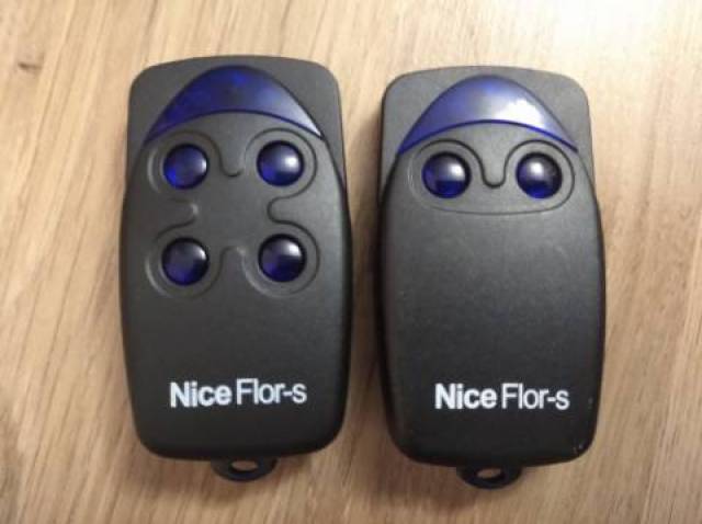 Új Nice Flor-s távirányító garázs kapu nyitó kapunyitó ugrókódos Era Inti rendszerekhez is ...