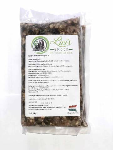 Marha zöld pacal, Livi's Green 500g - Pécs - Állat