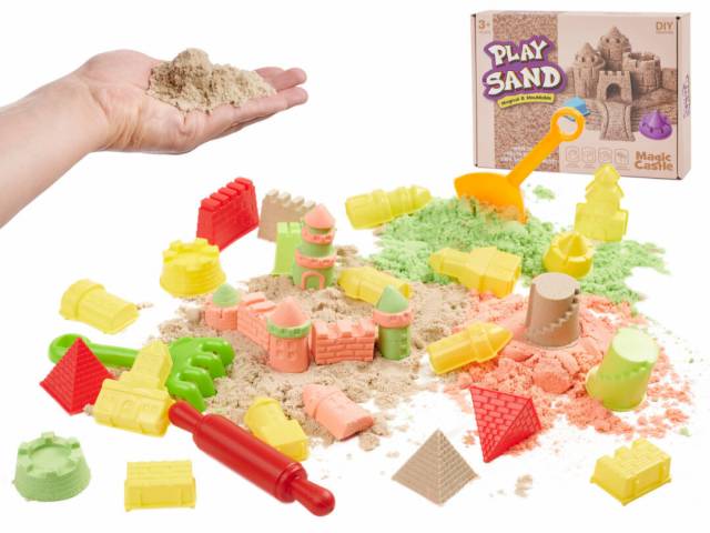 Kinetikus homok szett kastély formákkal - Budaörs - Játék, Hobbi