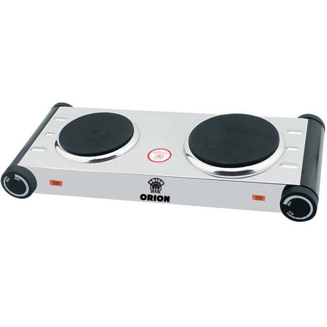 Orion OES-002 2500W 2-zónás Inox Rozsdamentes acél Elektromos főzőlap ...