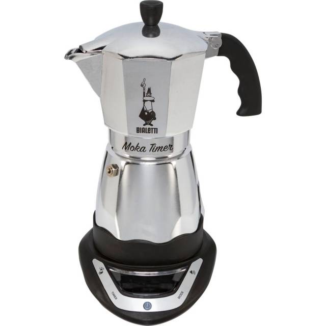 Bialetti EAsy Timer 6 Kézi Elektromos mokka kávéfőző edény 0,5 L ...