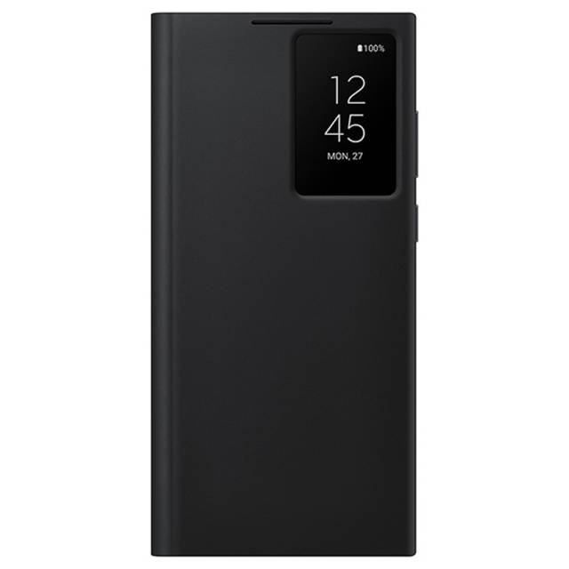 Samsung EF-ZS908CBEGEE Galaxy S22 Ultra 5G Clear View gyári fekete flip ...