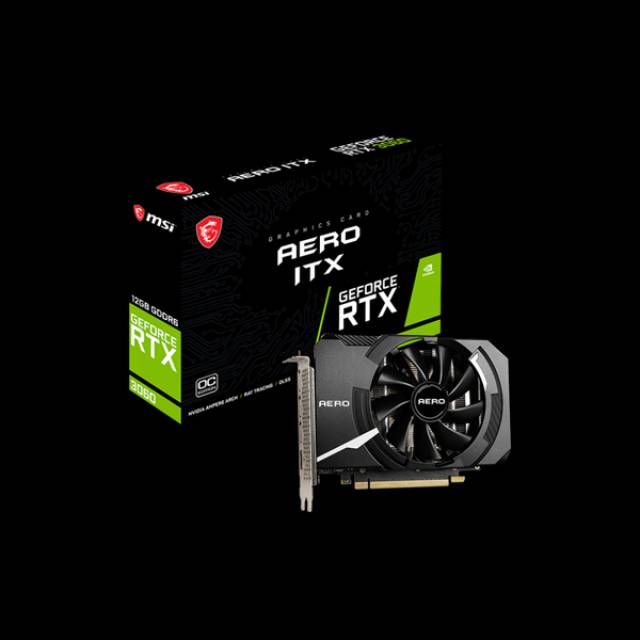 MSI GeForce RTX 3060 AERO ITX 12G OC NVIDIA 12 GB GDDR6 - Budapest ...