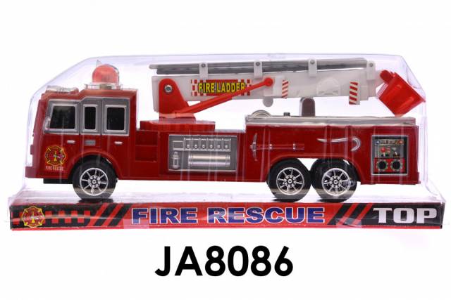 Tűzoltó autó, létrás, fekete ablakos, 25 cm, 26*10,5 cm plf. - BATC ...