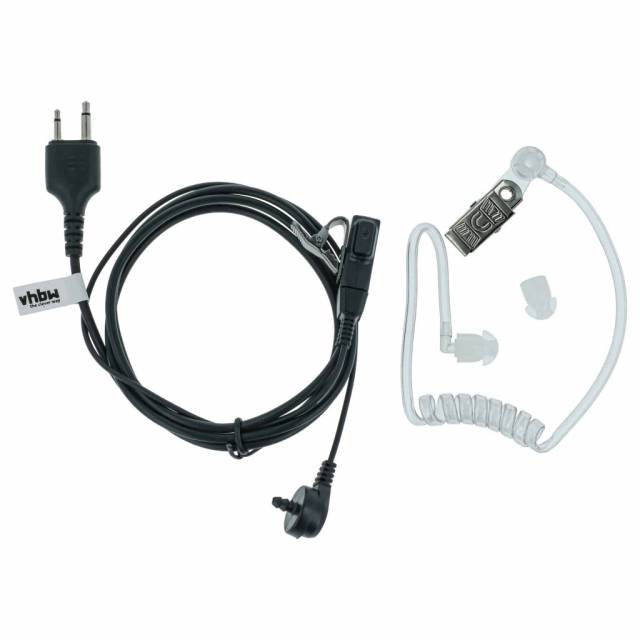 Security Radio Headset suitable for Icom IC-24AT - with PTT Microphone ...