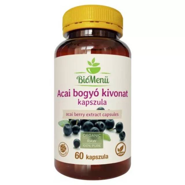 BioMenü BIO ACAI bogyó 60 kapszula - Újkígyós - Egészség, Szépség