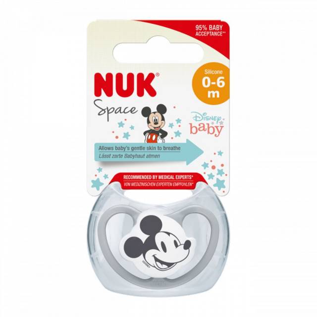 Baba cumi Space NUK 0-6h Disney Mickey Mouse fehér - Kiskőrös, Árpád ...