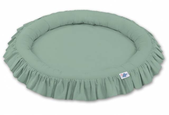 BabyLion Prémium kör alakú babafészek - Pasztell zöld - Kiskőrös, Árpád ...